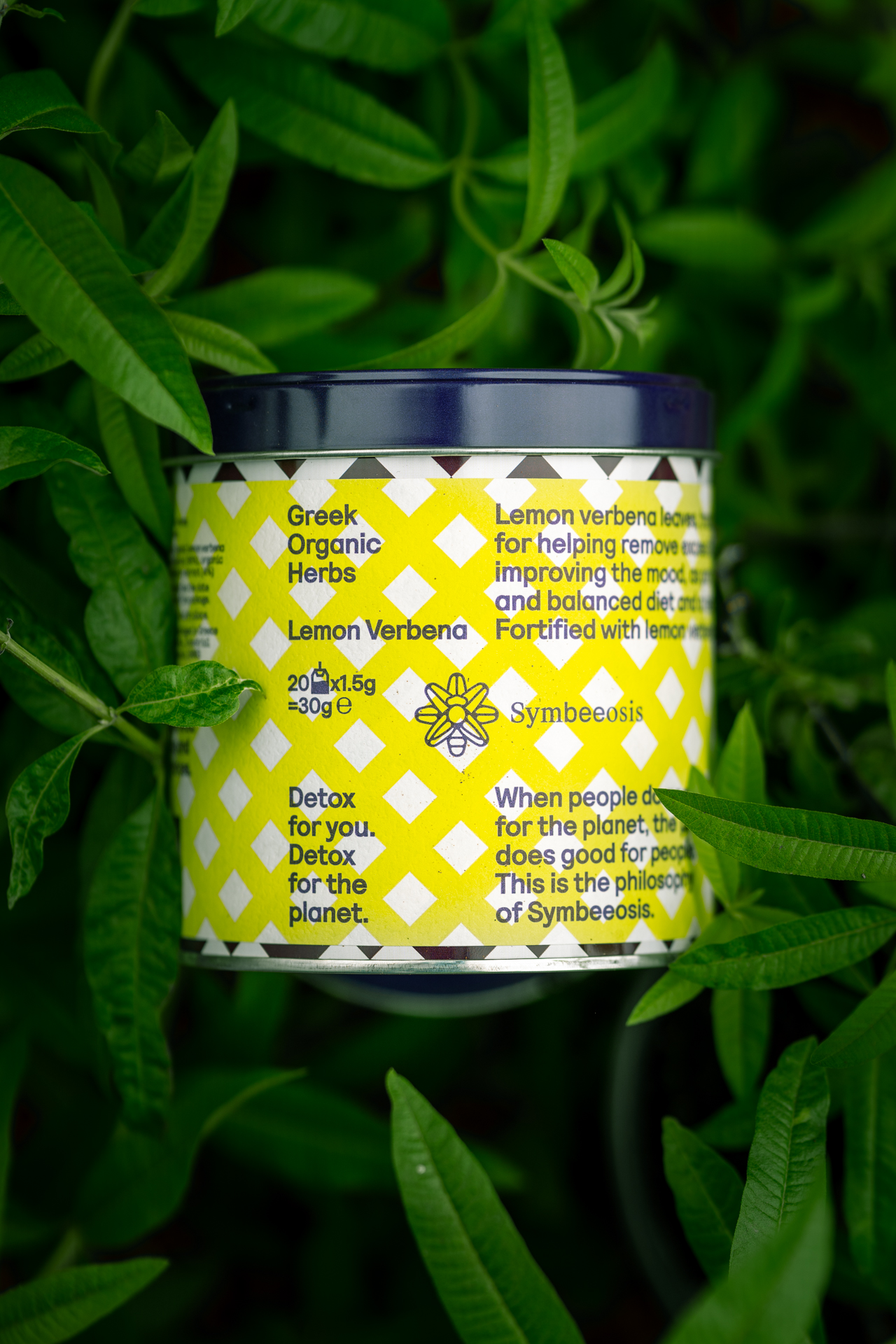 Greek Organic Lemon Verbena 15 pyramids - Symbeeosis